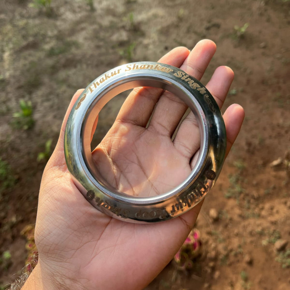 Men's Steel Kada – The Rajput Company