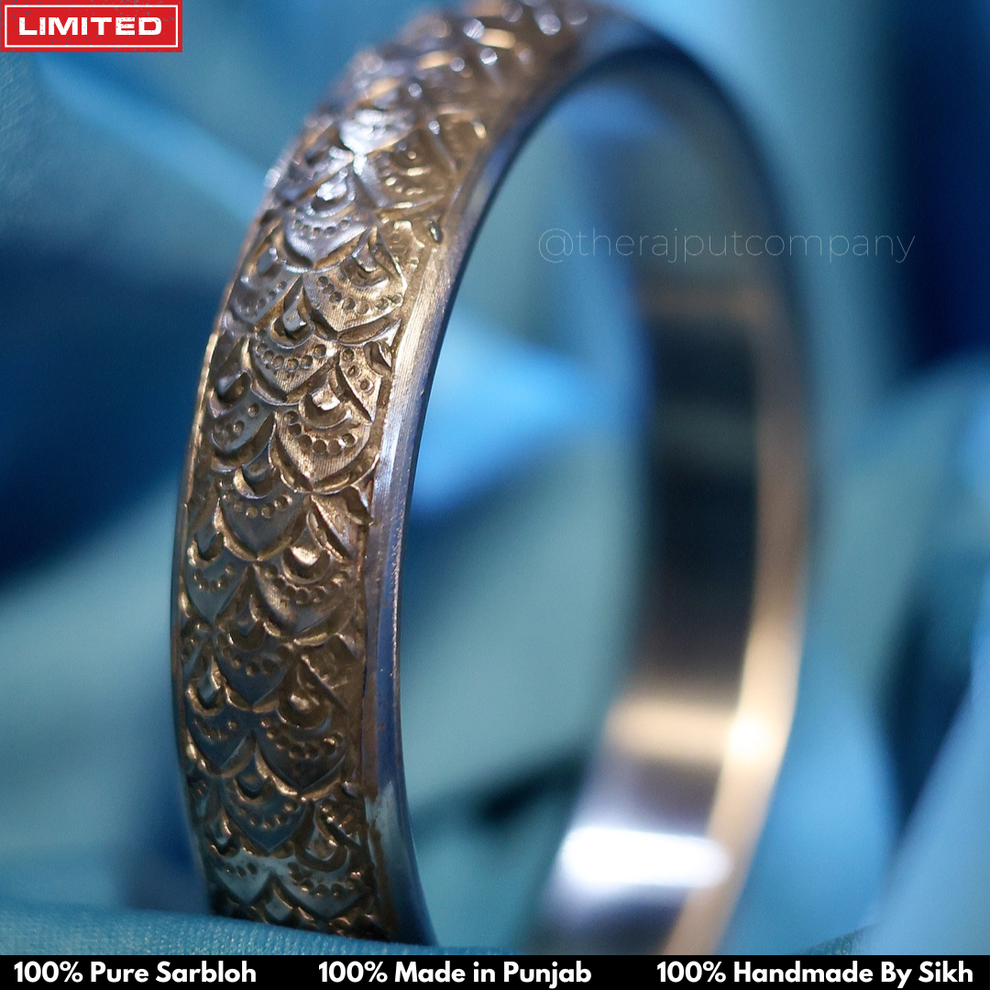 Pure Sarbloh Handmade Kada 'Minari' – The Rajput Company