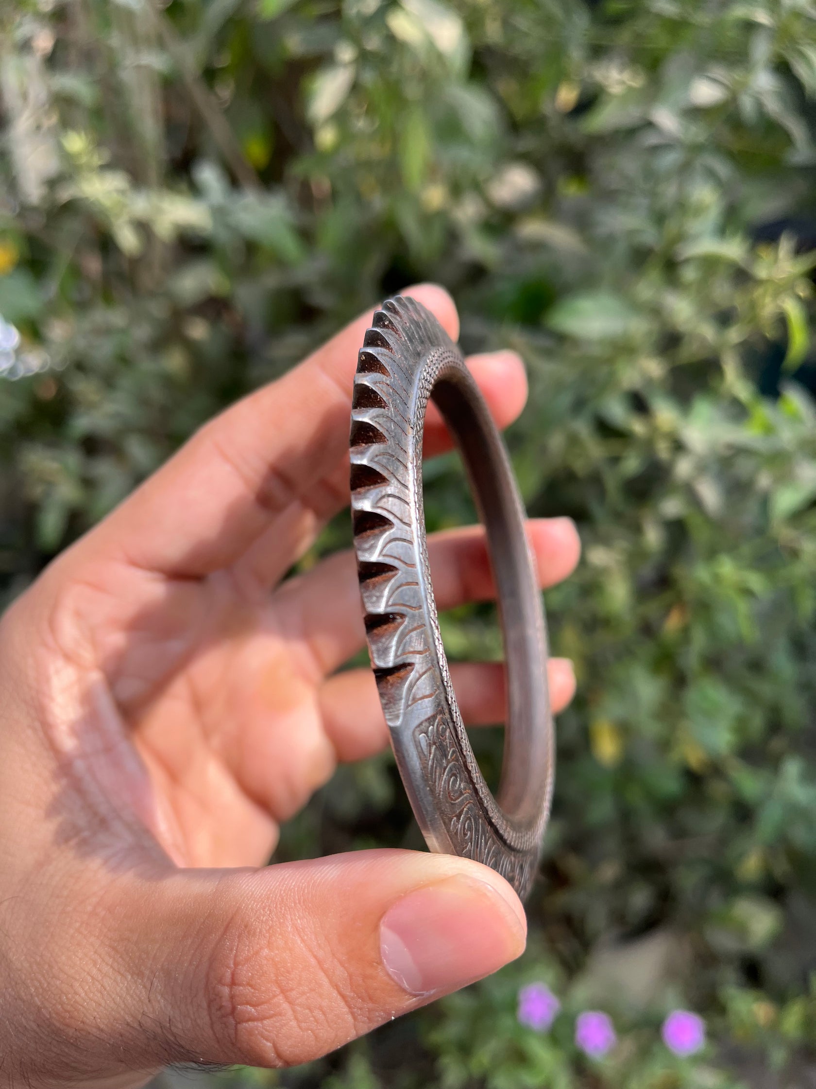Sarbloh Handmade Kada With spikes – The Rajput Company